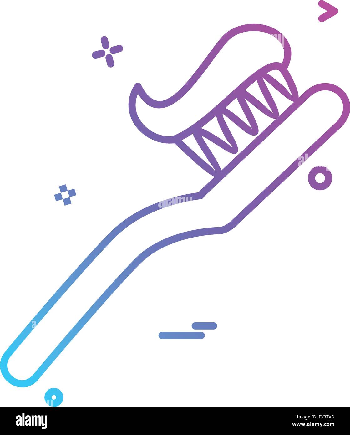 Tooth brush icon design vector Stock Vector Image & Art - Alamy