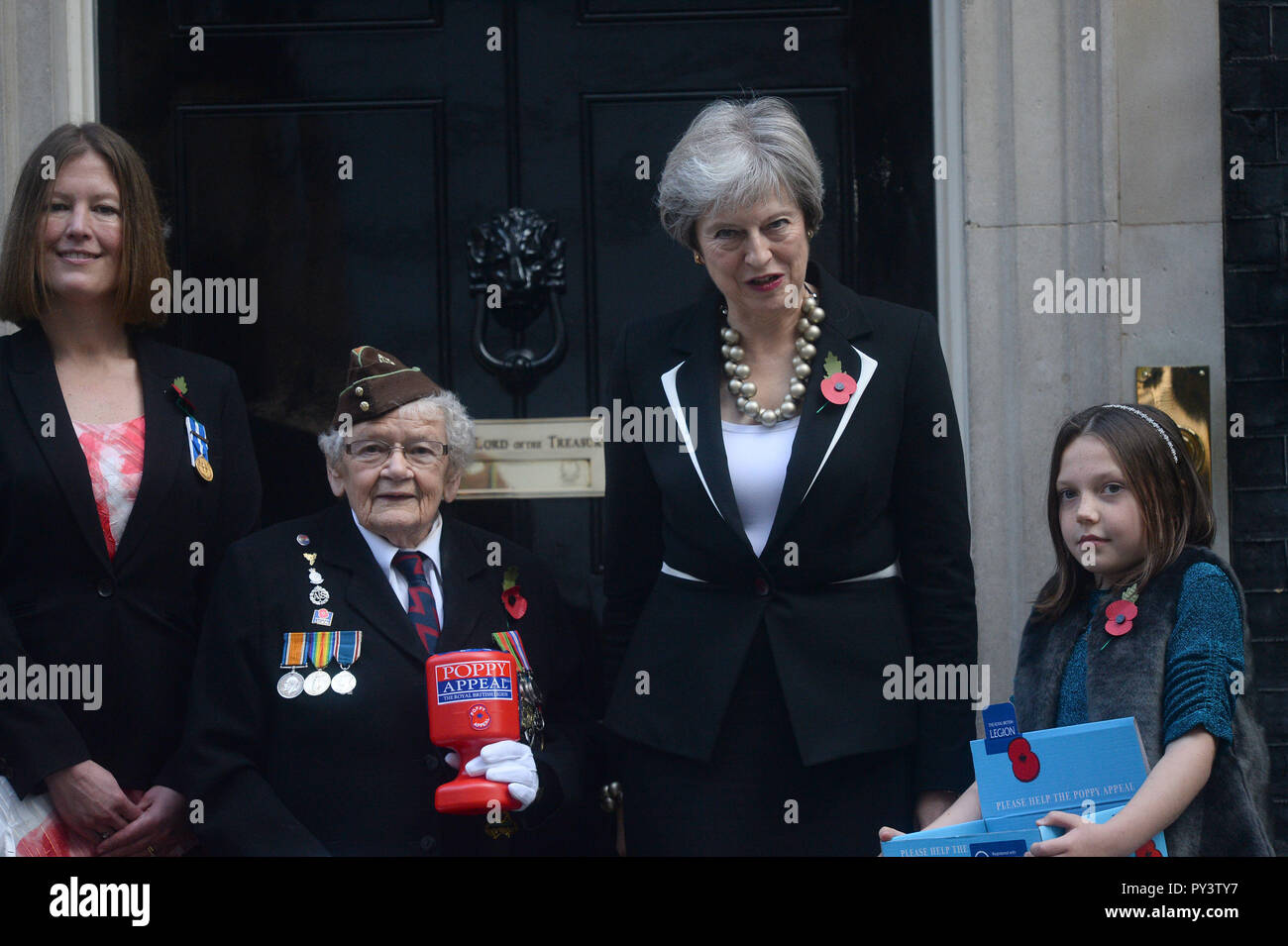 (left to right) Claire Rowcliffe, Royal British Legion Director of ...