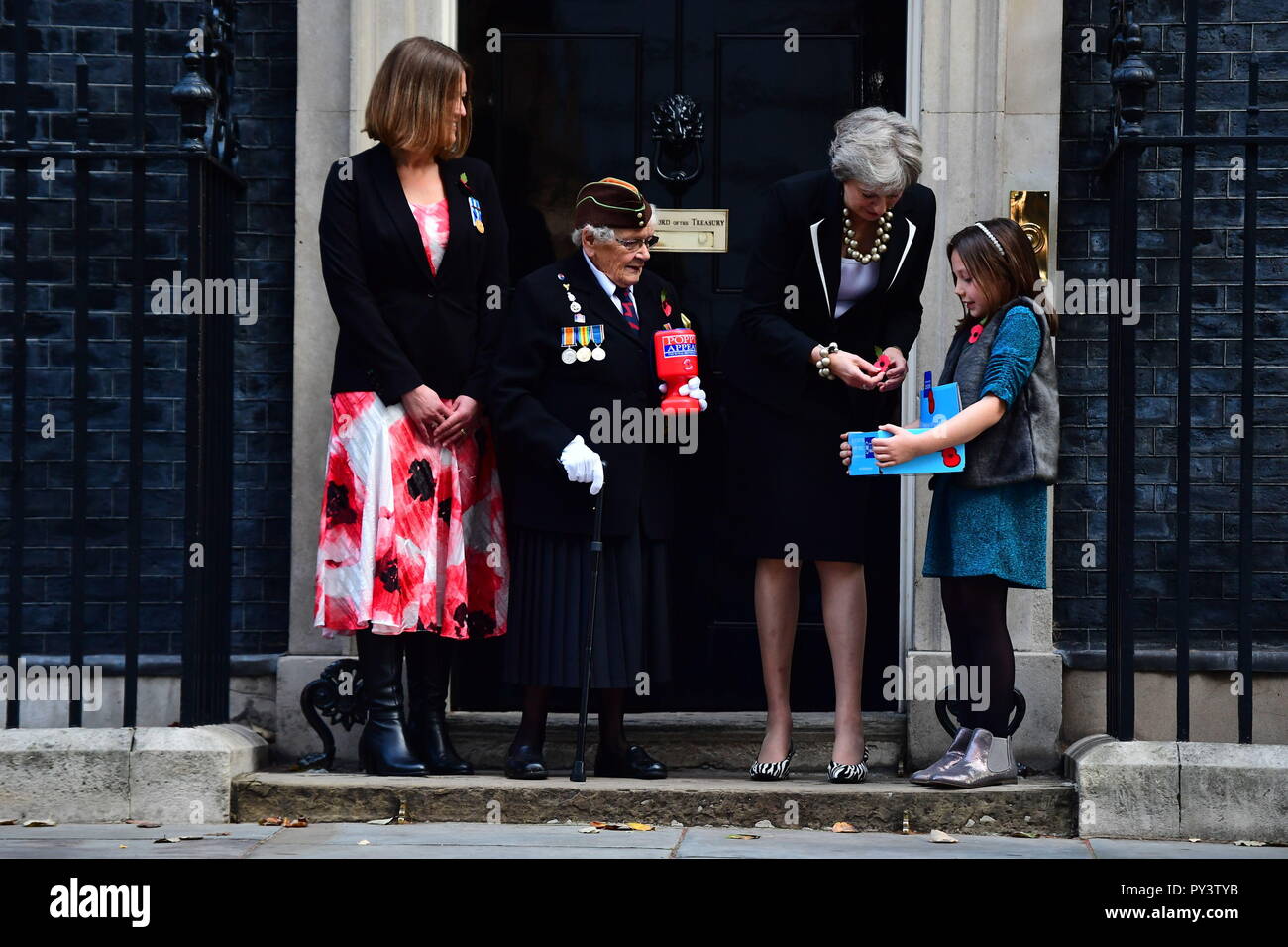 (left to right) Claire Rowcliffe, Royal British Legion Director of ...
