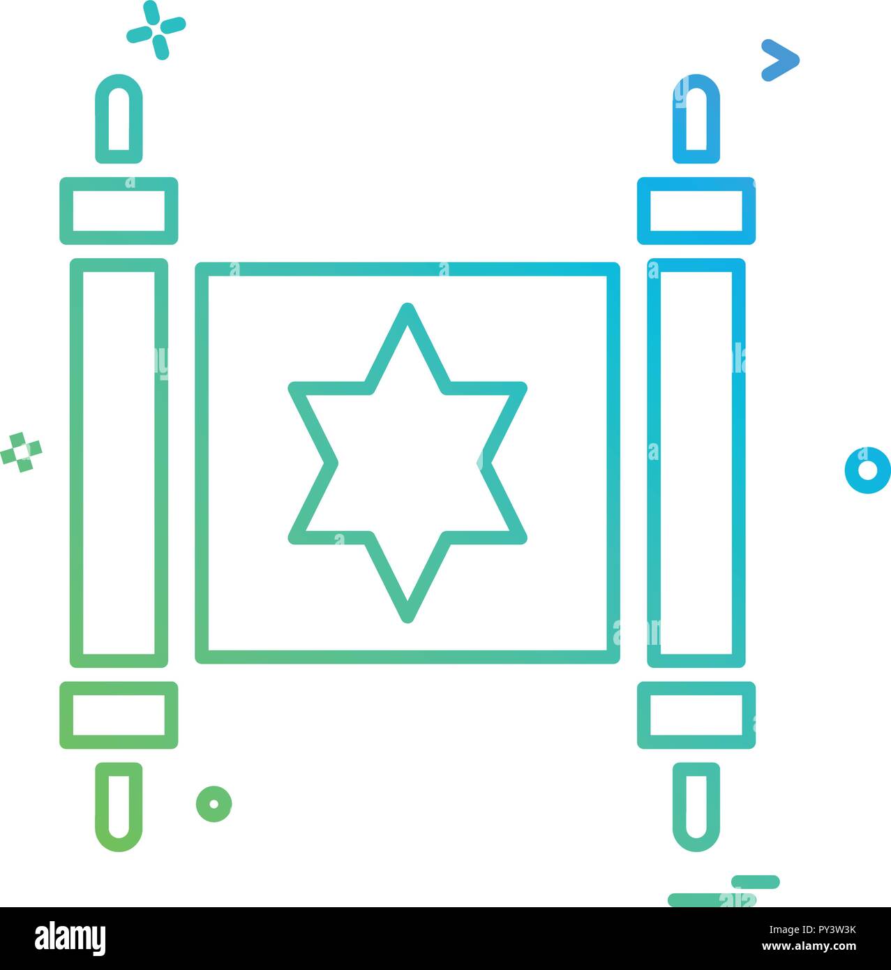 Jewish icon design vector Stock Vector Image & Art - Alamy