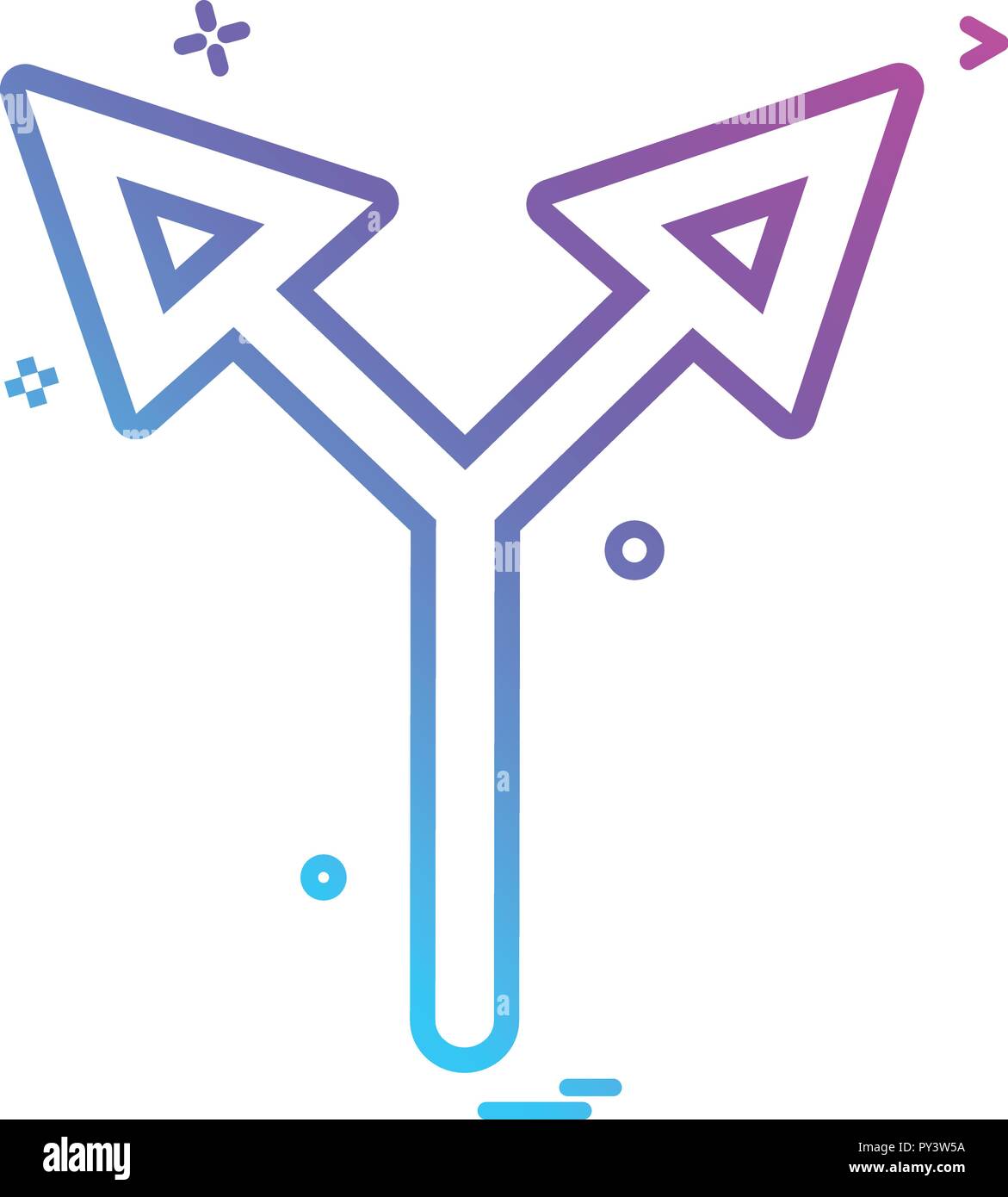 Two way movement Stock Vector Images - Alamy