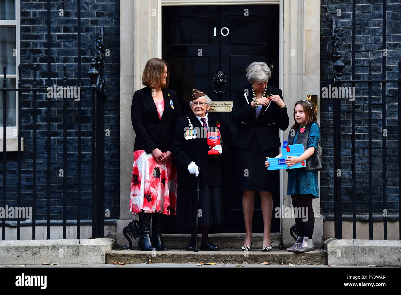 (left to right) Claire Rowcliffe, Royal British Legion Director of ...