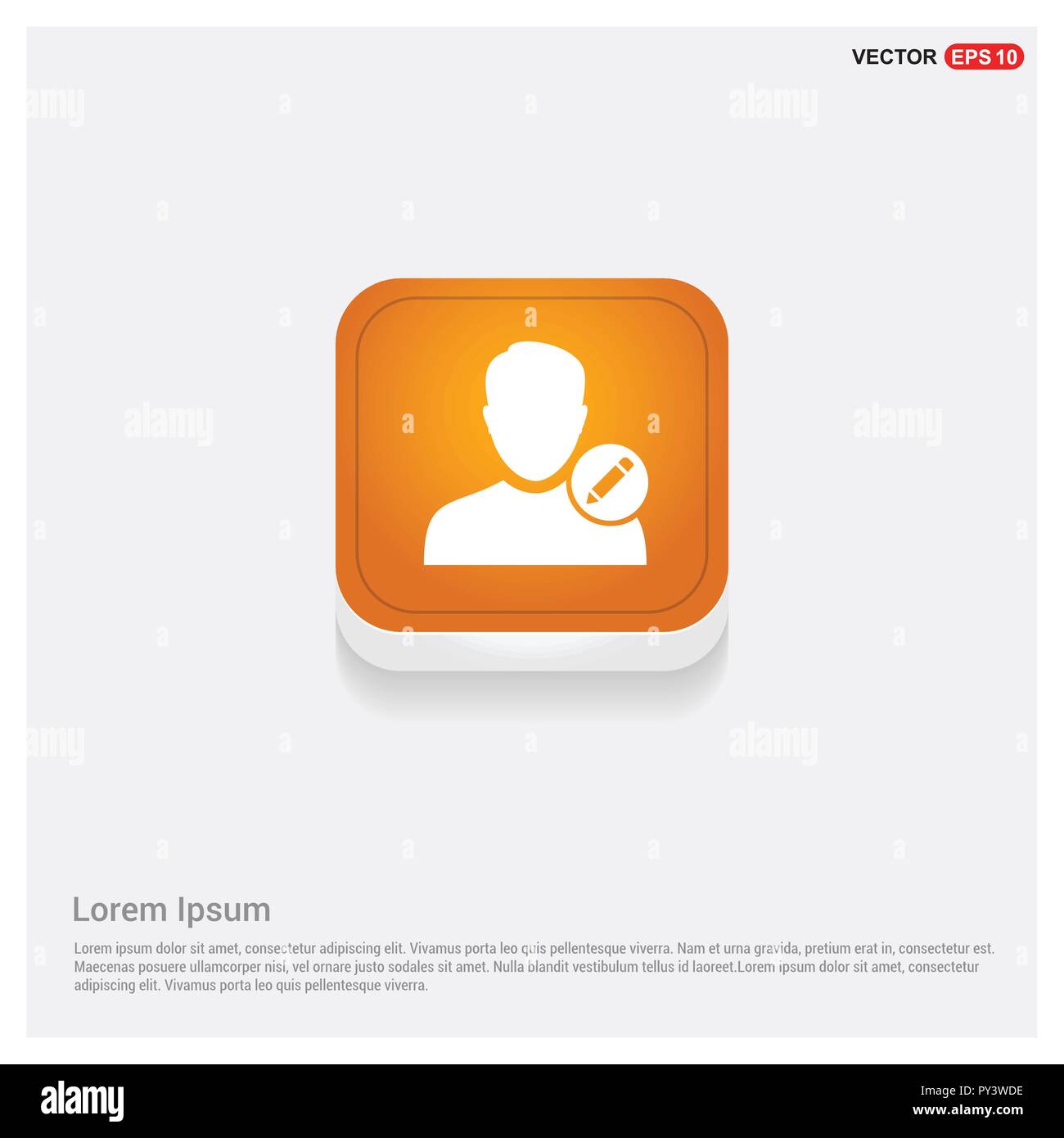 Edit user Icon Stock Vector Image & Art - Alamy