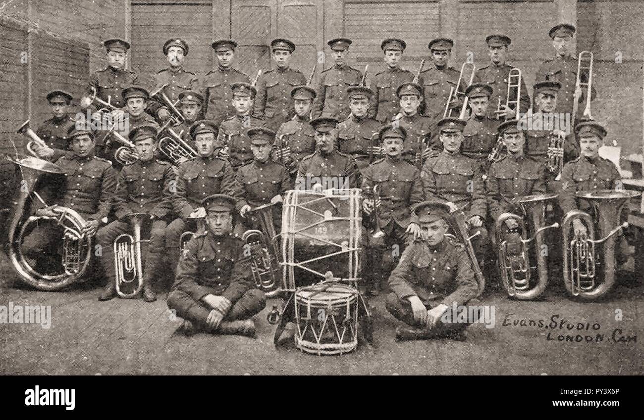 Canada. 149th C.E.F. Band, 1917 Stock Photo - Alamy