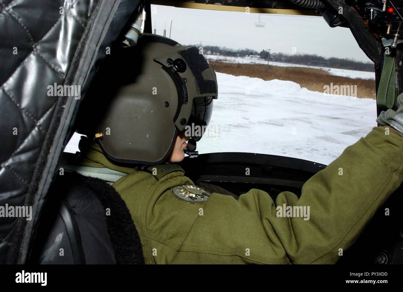 Canadian Forces CH Pilot Stock Photo - Alamy