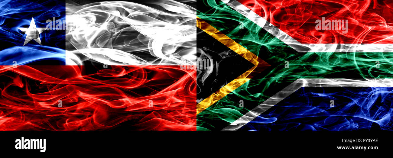 Chile south africa smoke hi-res stock photography and images - Alamy