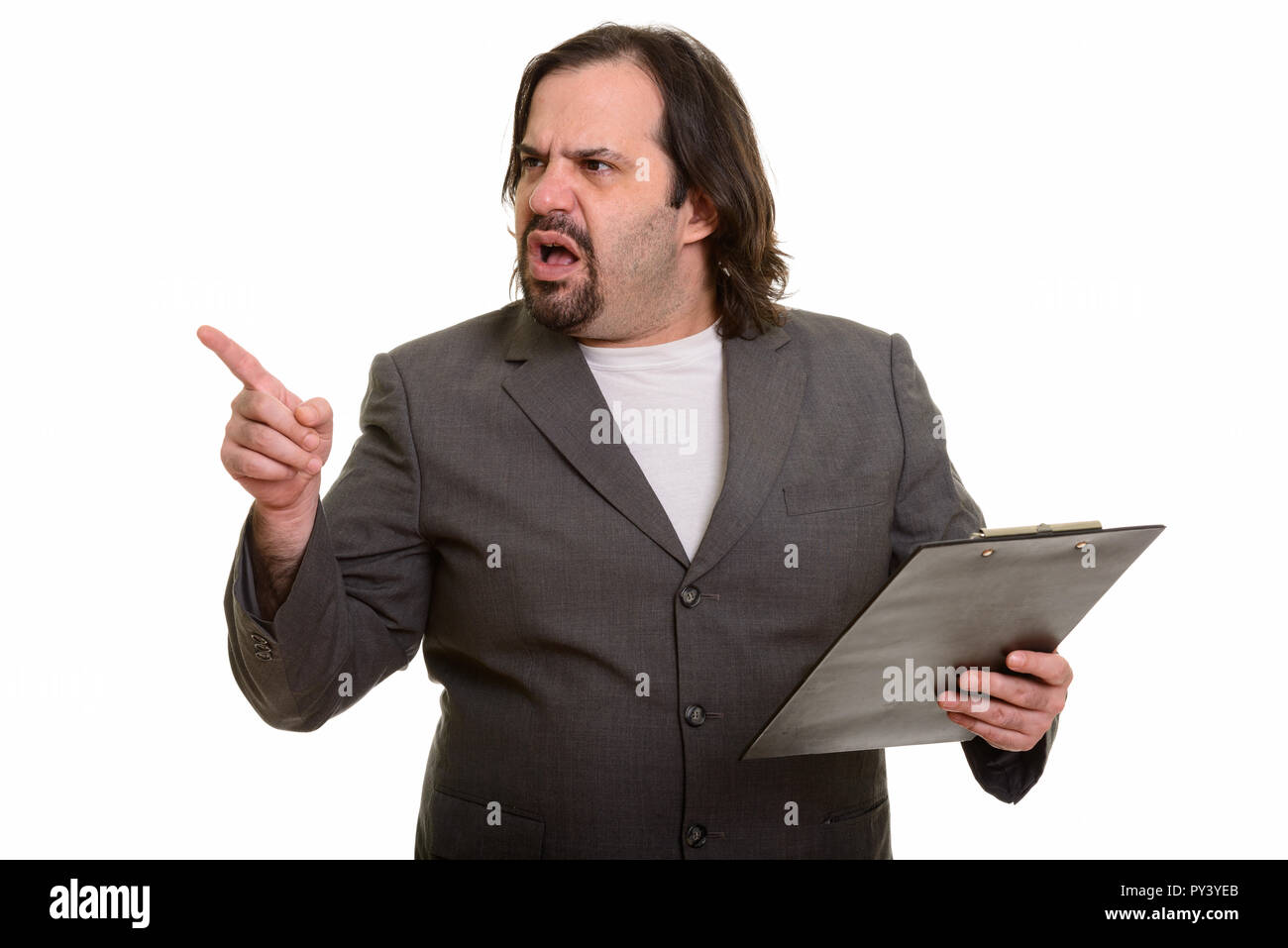 Angry man pointing finger on hi-res stock photography and images - Alamy