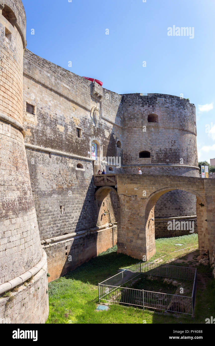 Otranto castle castello aragonese otranto hi-res stock photography and ...