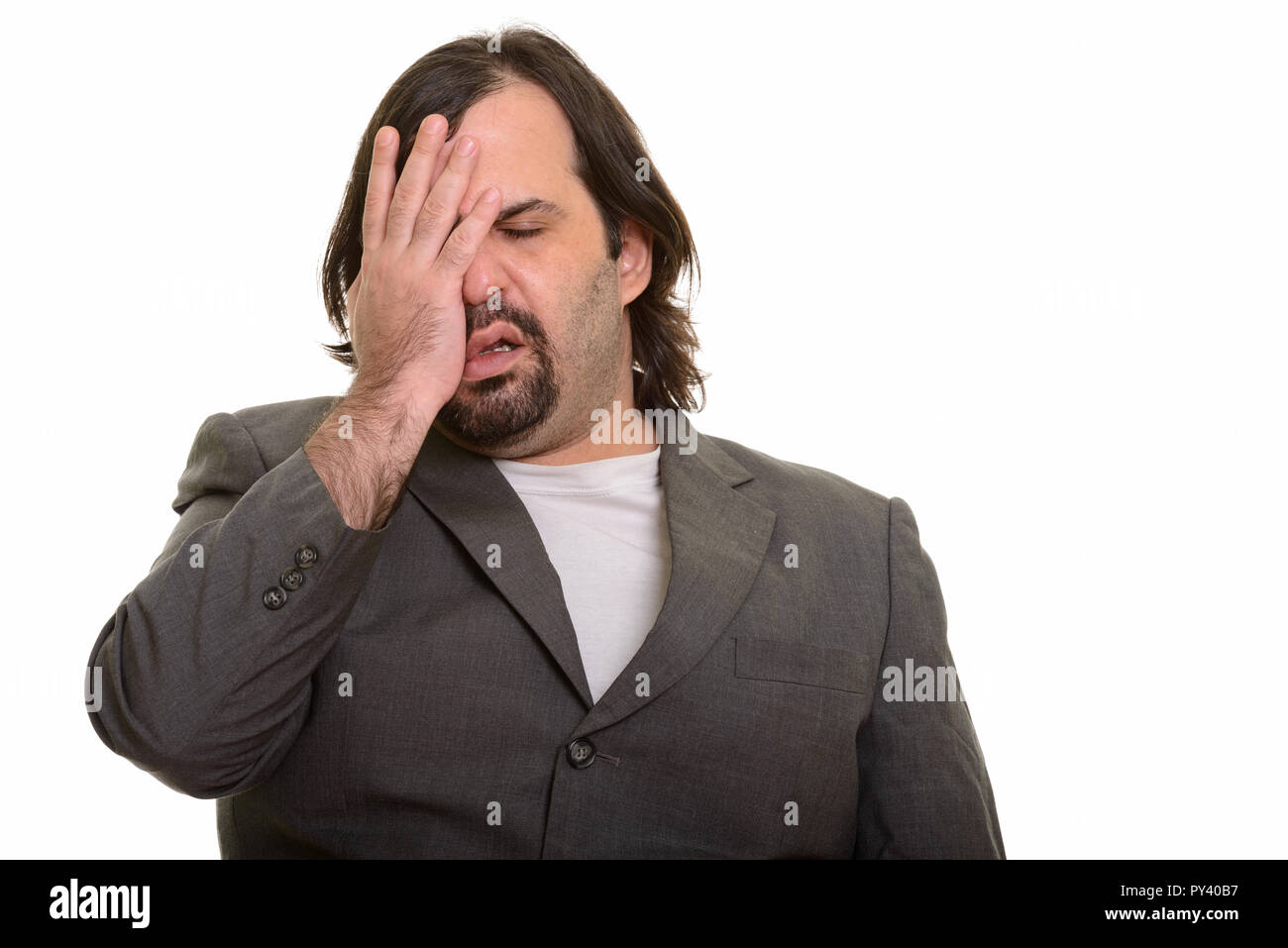 Sad fat person hi-res stock photography and images - Alamy