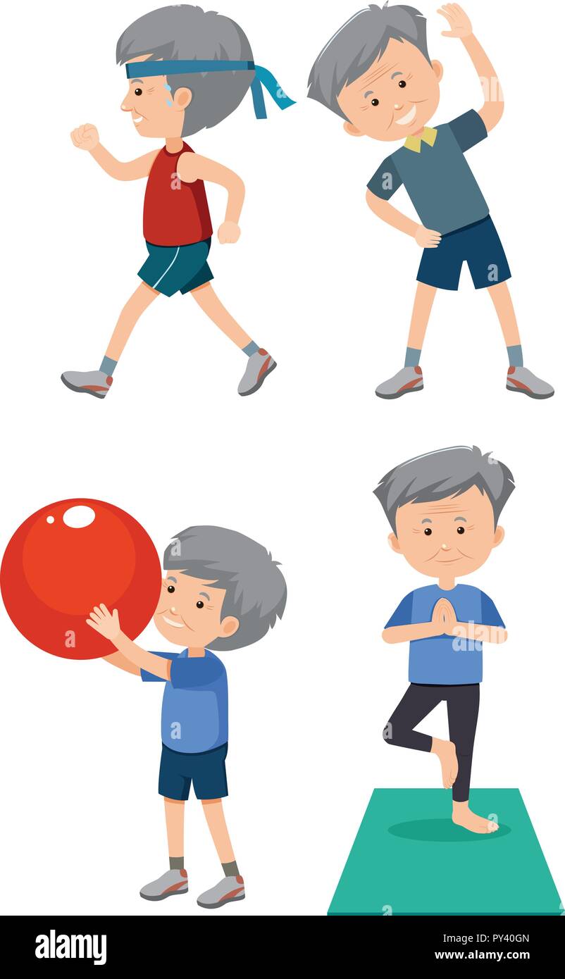 A Set Of Older Man Exercise Illustration Stock Vector Image Art Alamy a-set-of-older-man-exercise-illustration-stock-vector-image-art-alamy