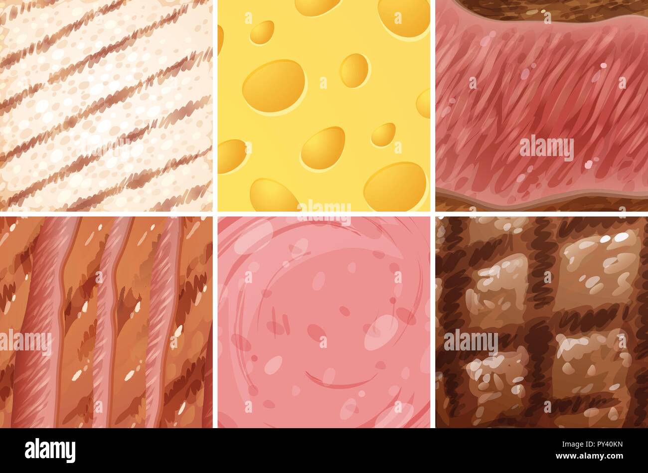 Beef pork meat texture Stock Vector Images - Alamy