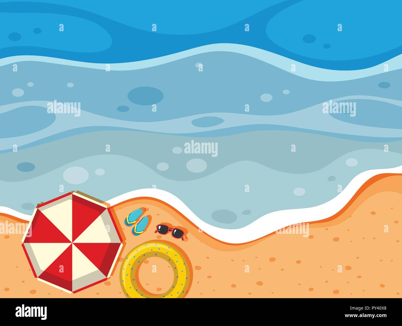 Scenic aerial view beautiful Stock Vector Images - Alamy