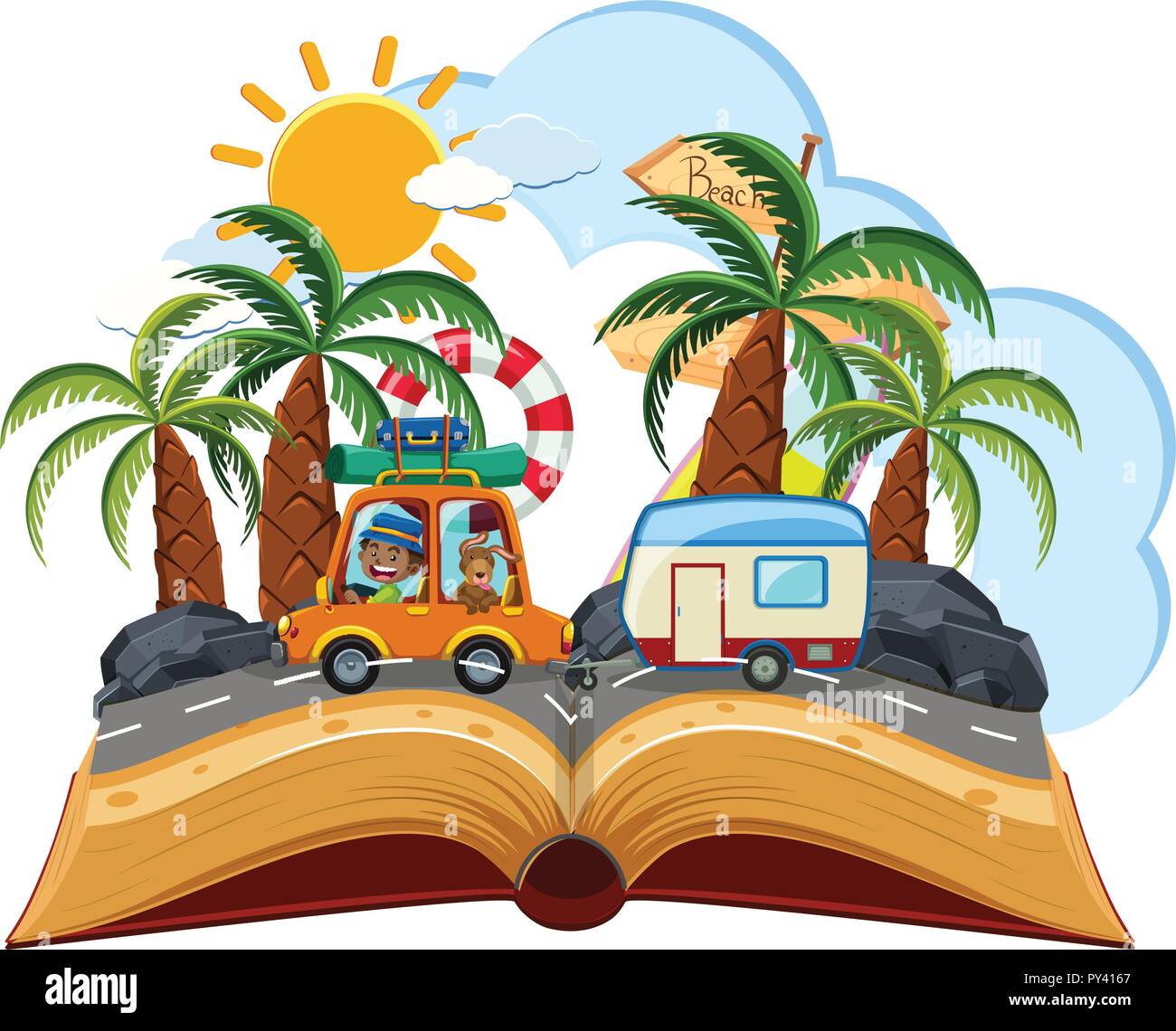 Summer Vacation Clip Art