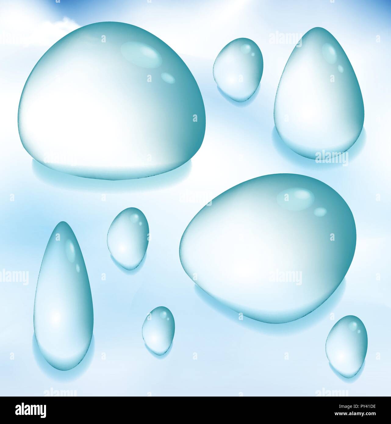 water droplets texture background illustration Stock Vector Image & Art ...