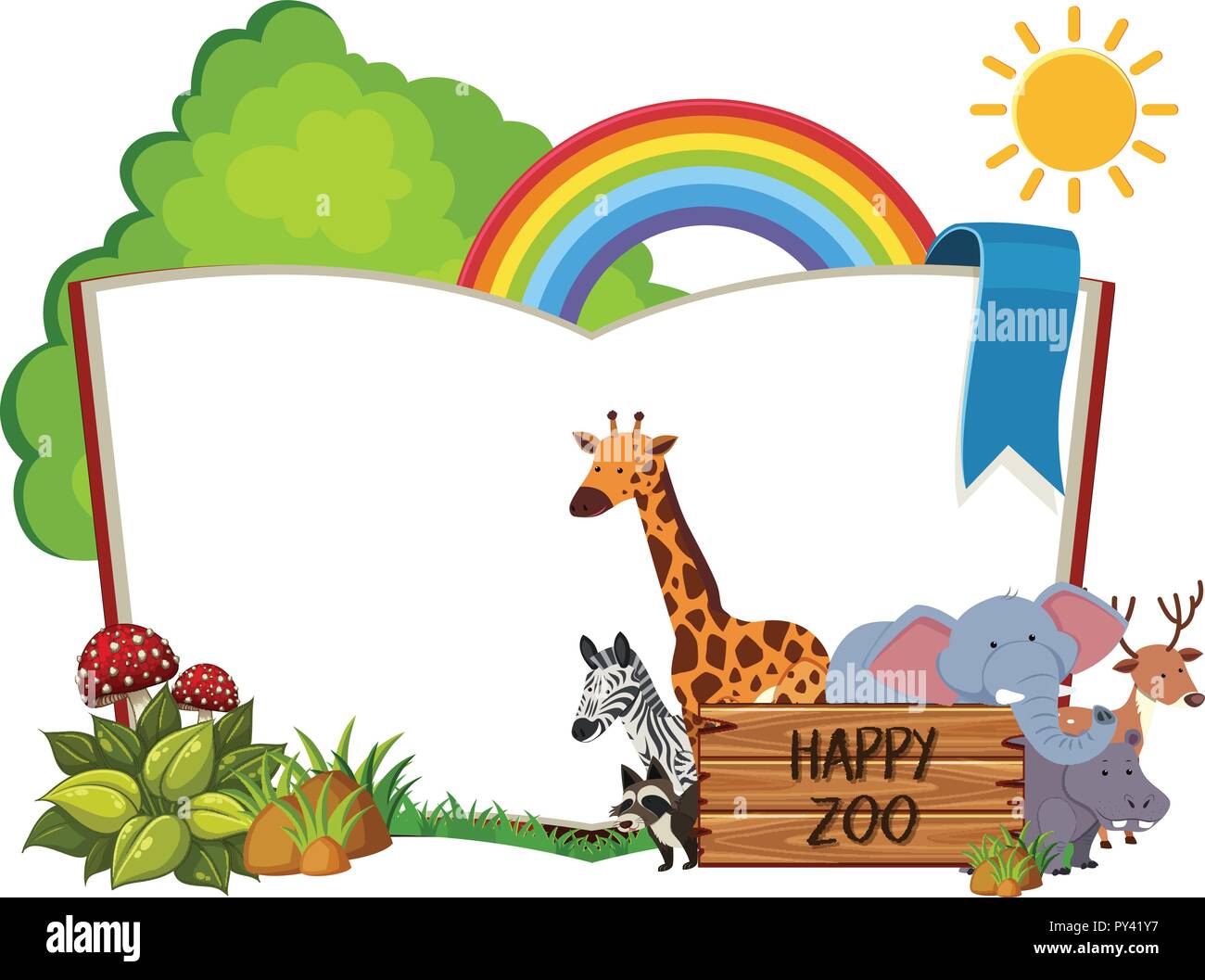 Zoo Border Clipart