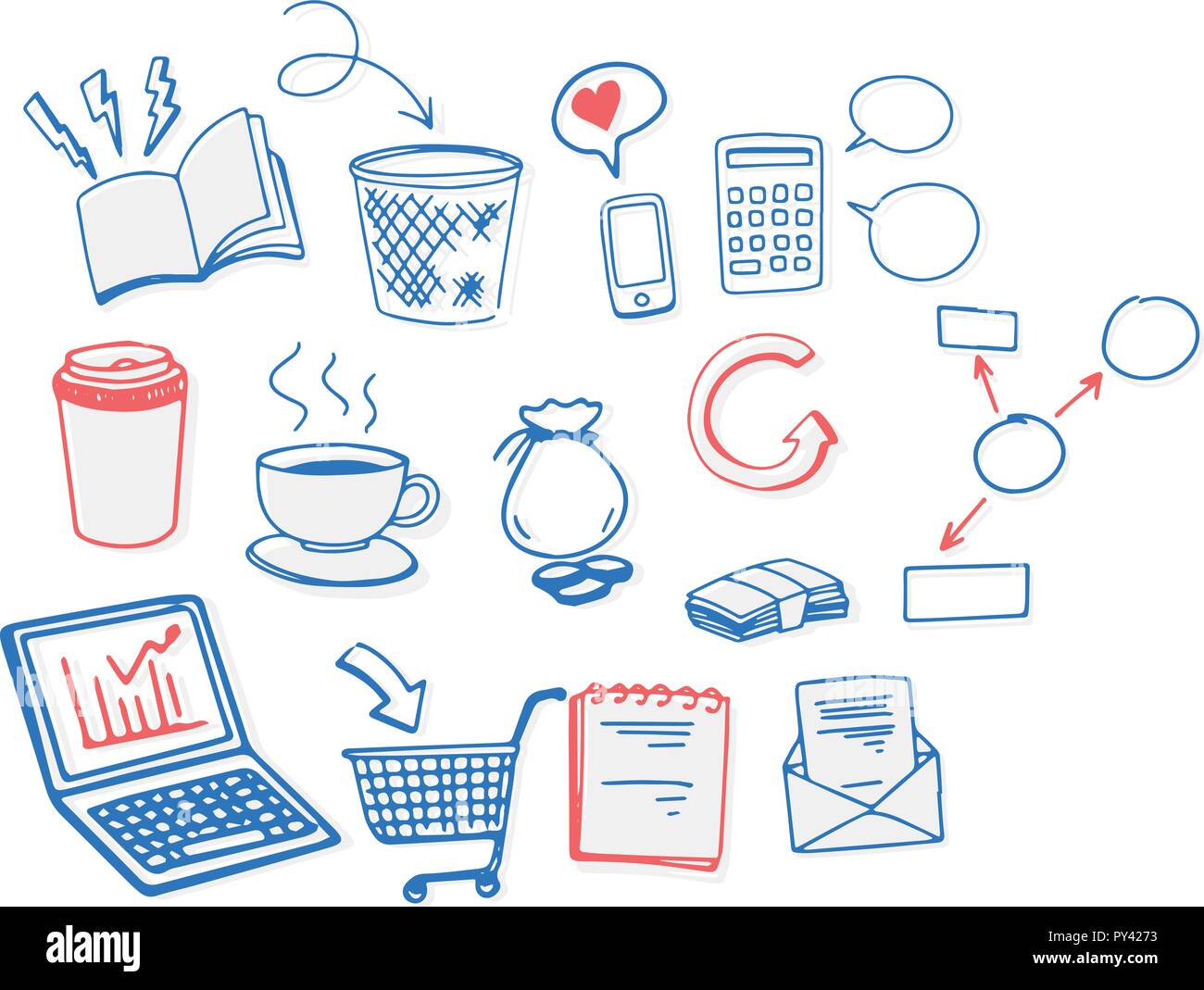 Various doodles hi-res stock photography and images - Alamy