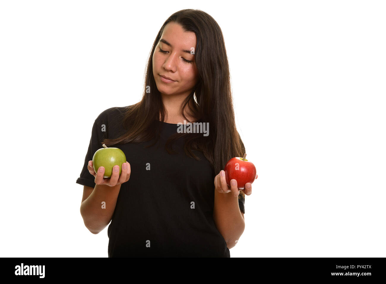 Choosing the model hi-res stock photography and images - Alamy