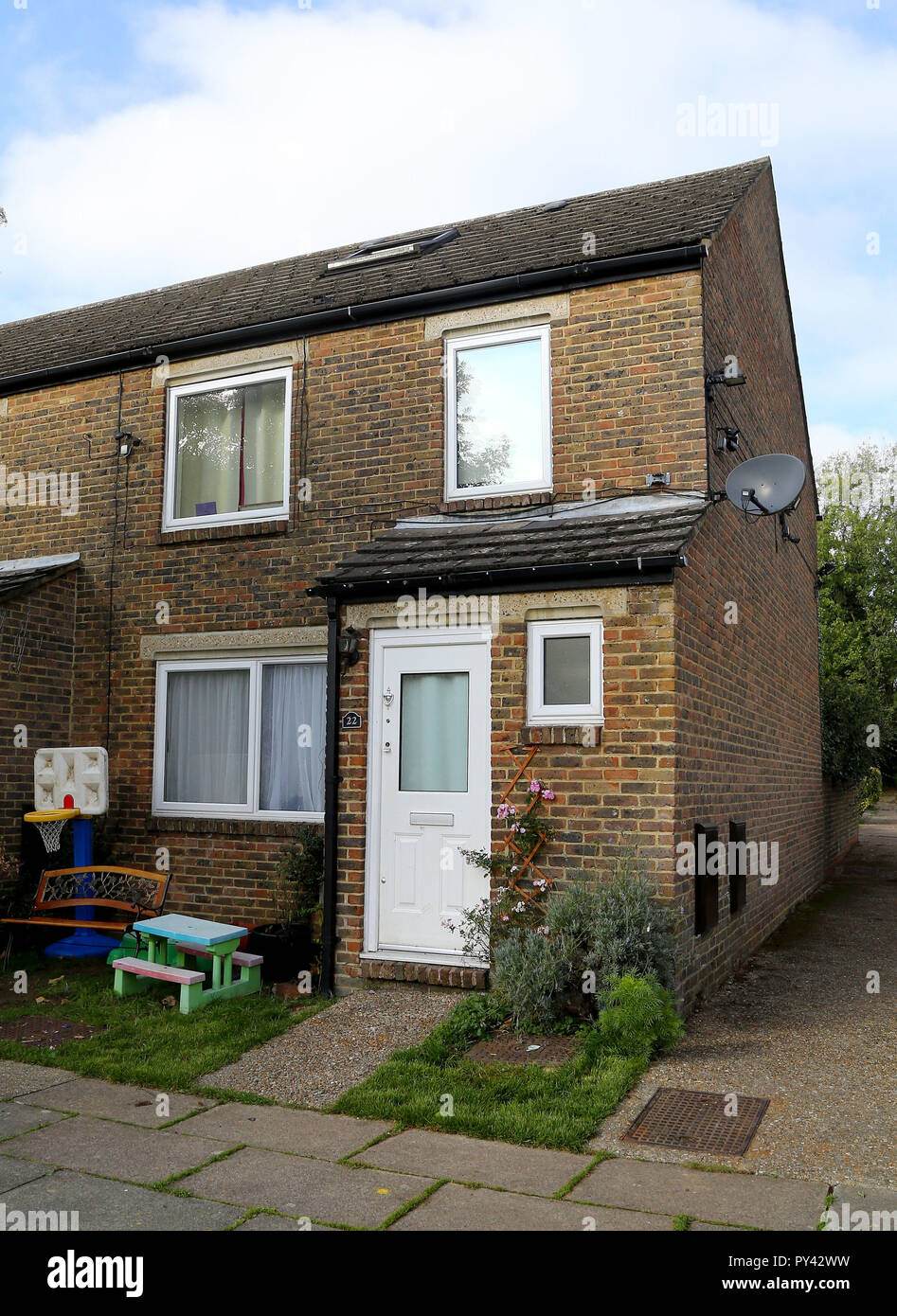 The home of missing mother of five Sarah Wellgreen in New Ash Green ...