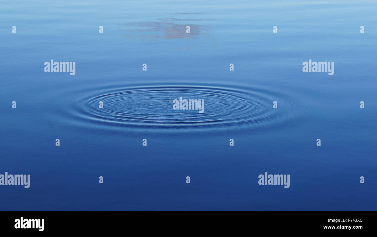 Abstract blue water ripple lake hi-res stock photography and images - Alamy