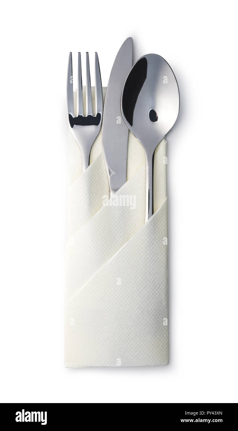 cutlery isolated on white background Stock Photo - Alamy