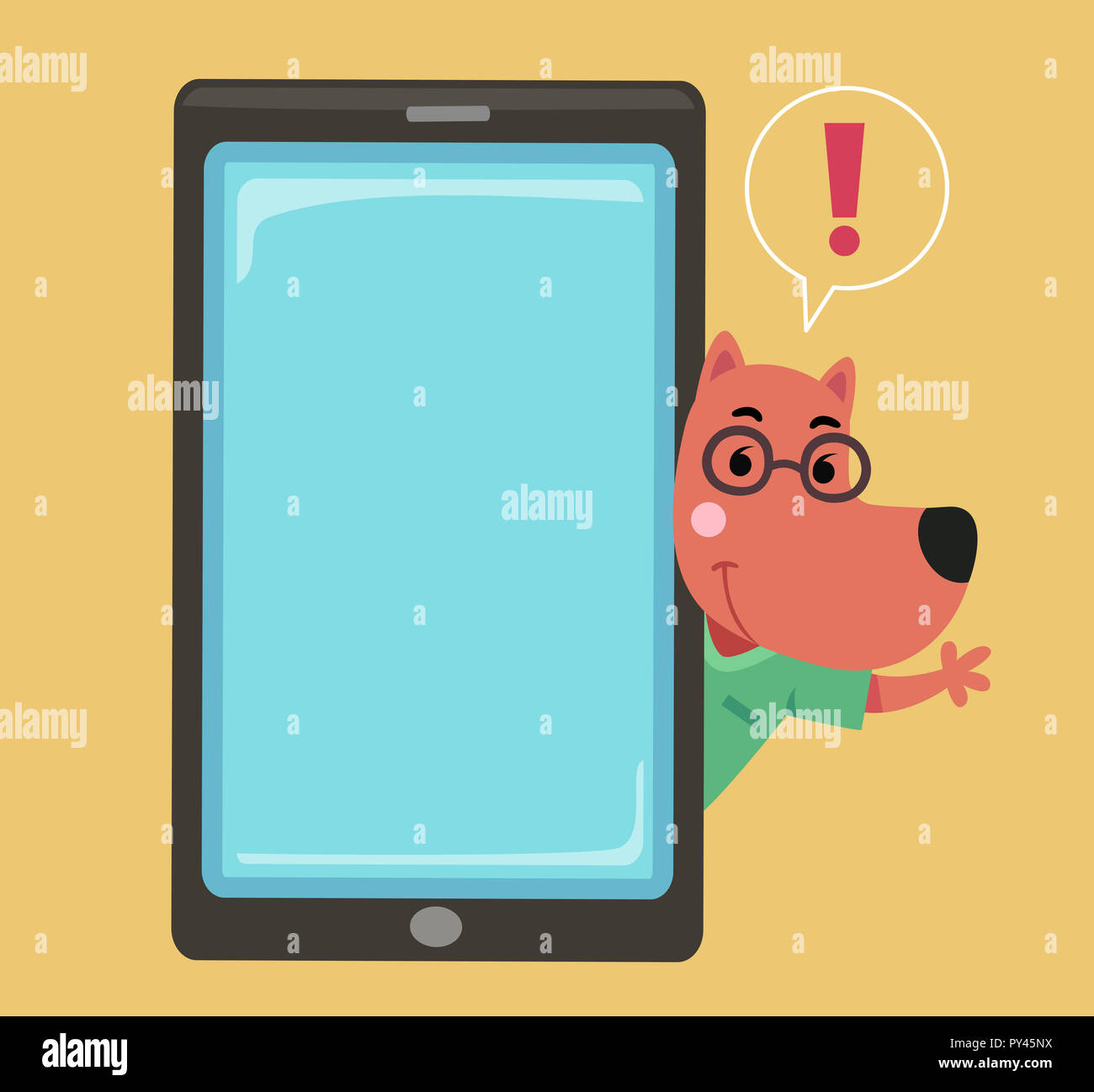 Illustration animal exclamation point hi-res stock photography and ...