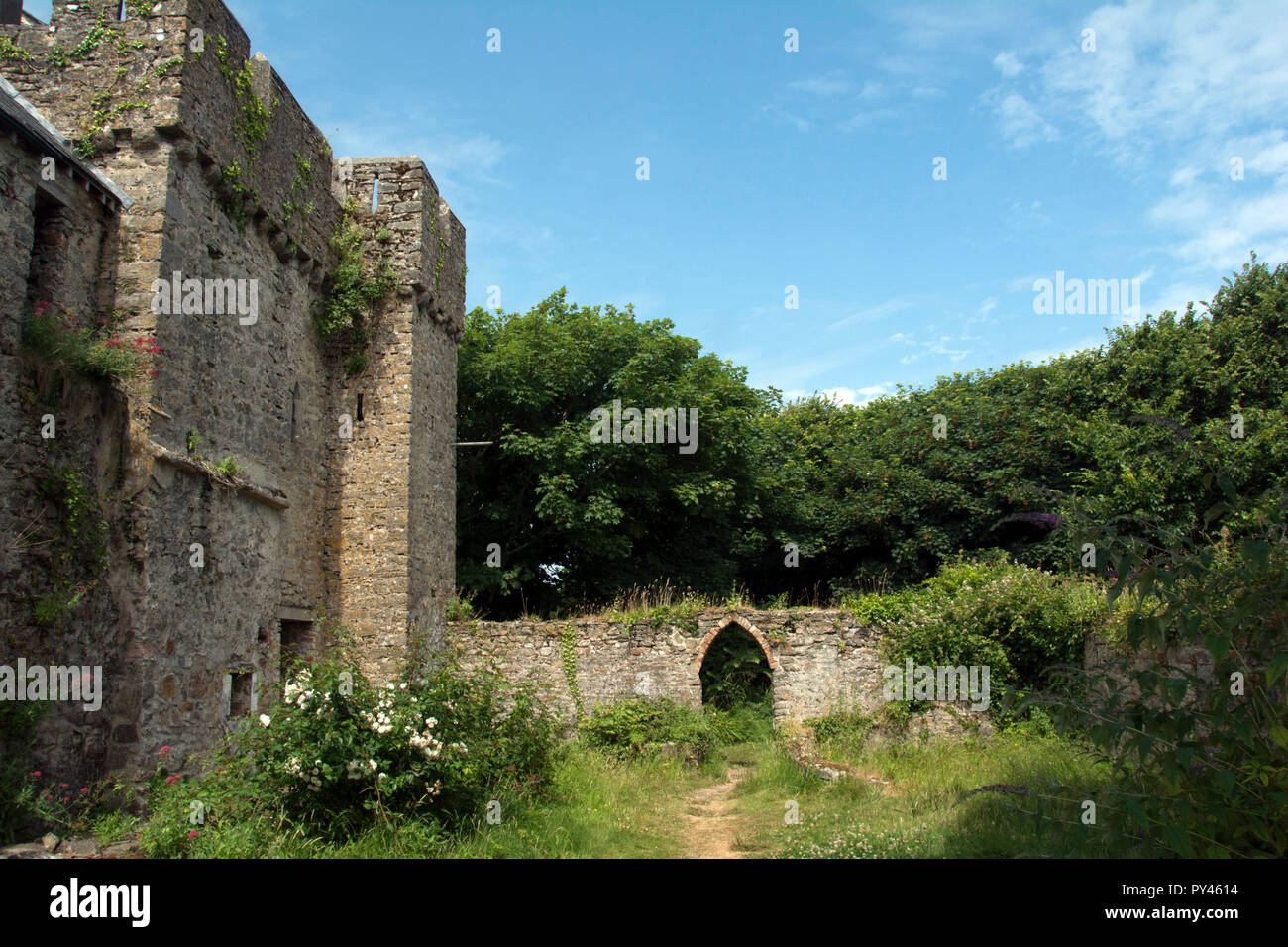 Caldey island priory hi-res stock photography and images - Alamy