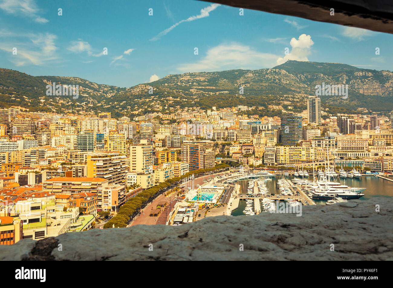 Boats in monaco harbour monaco hi-res stock photography and images - Alamy