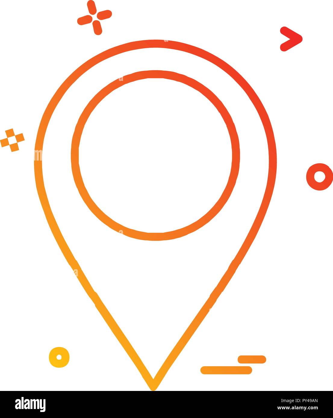 Navigation icon design vector Stock Vector Image & Art - Alamy