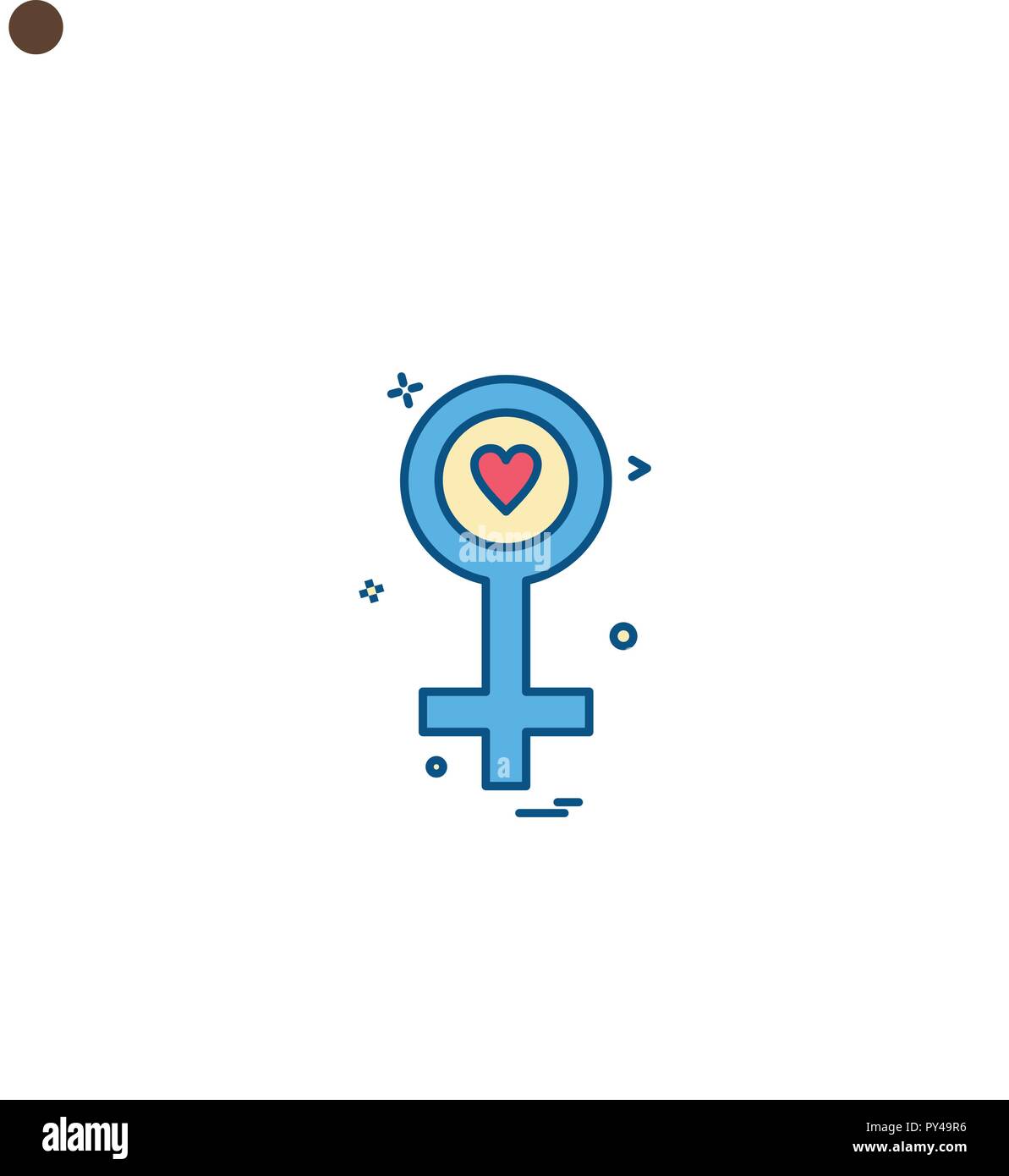 Female icon design vector Stock Vector Image & Art - Alamy
