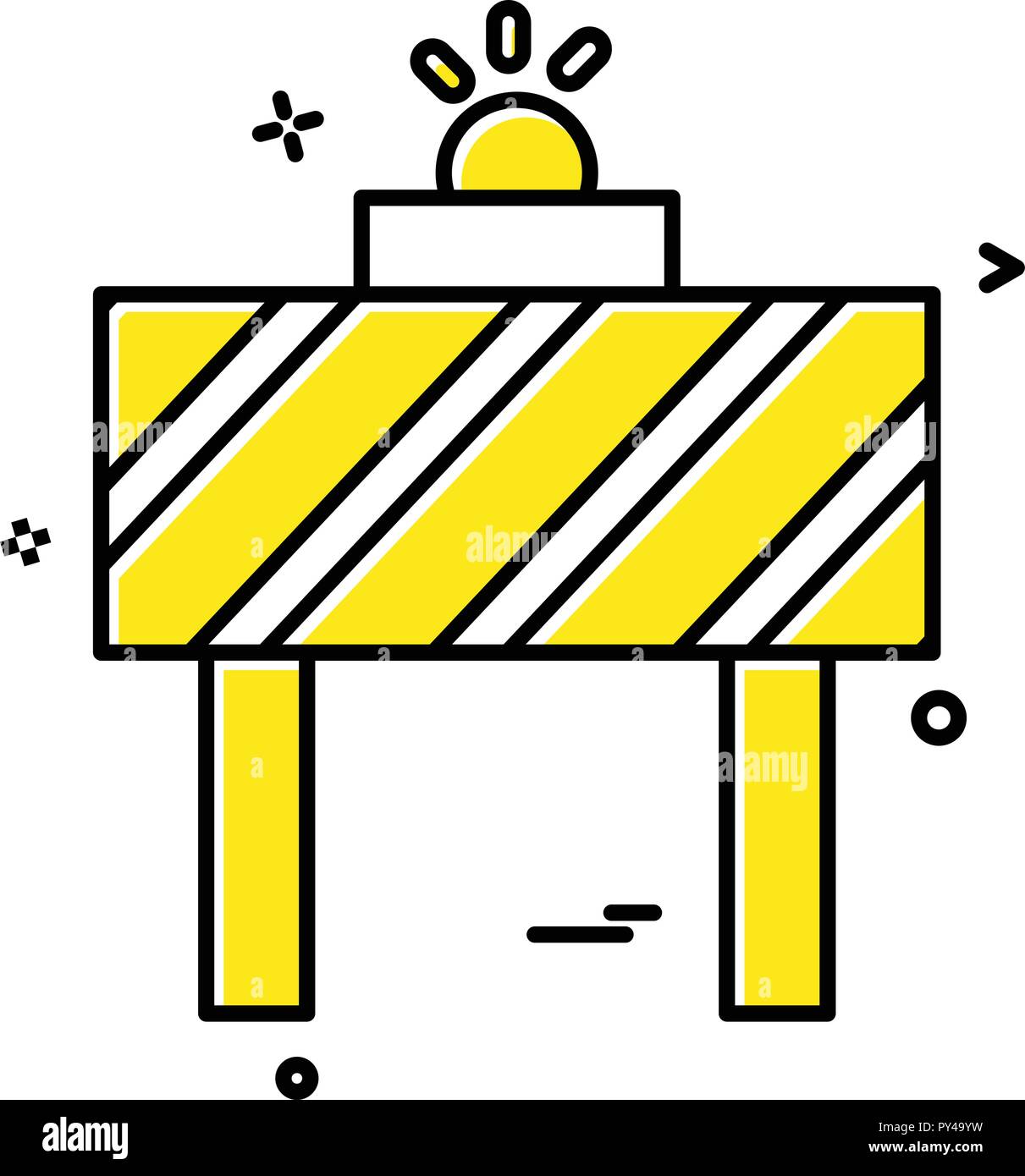 road blocker vector design Stock Vector Image & Art - Alamy