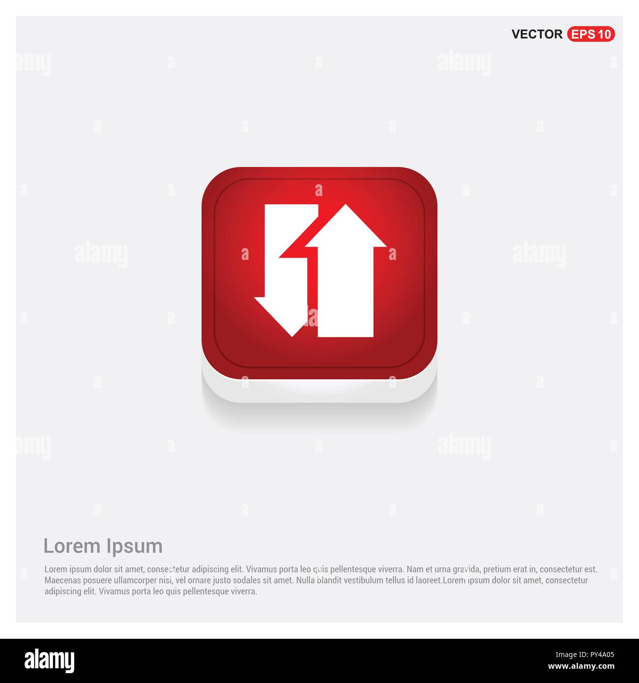 2 Side Arrow Icon Stock Vector Image & Art - Alamy