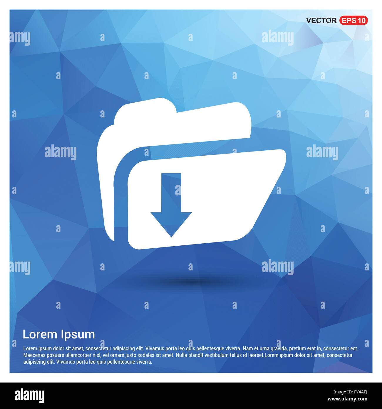 Download Folder Icon Stock Vector Image & Art - Alamy