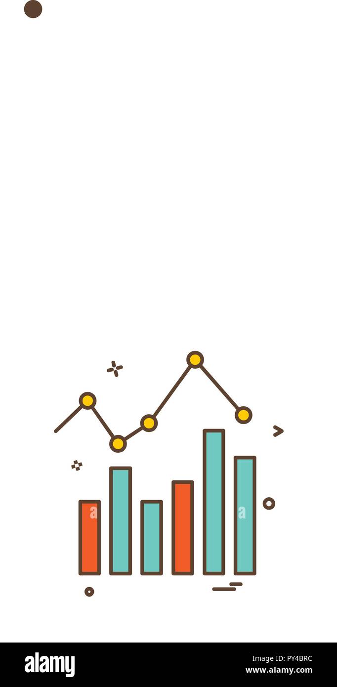 Graph icon design vector Stock Vector Image & Art - Alamy