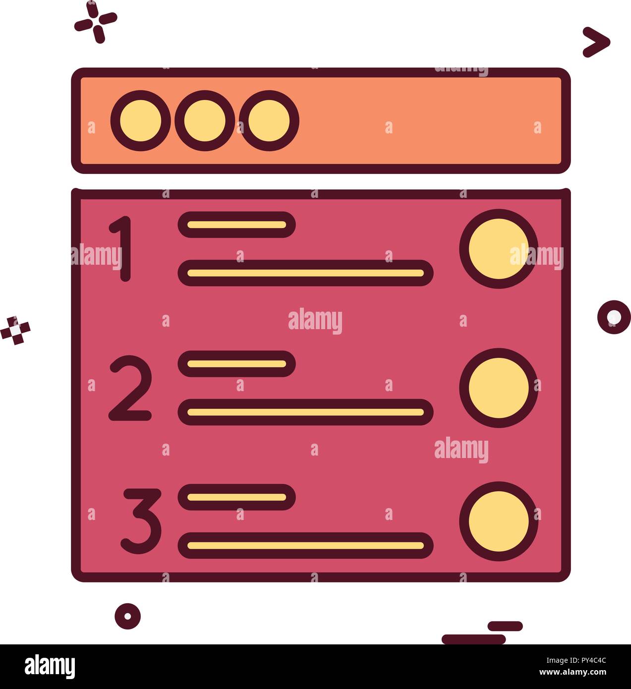 Web layouts icon design vector Stock Vector Image & Art - Alamy