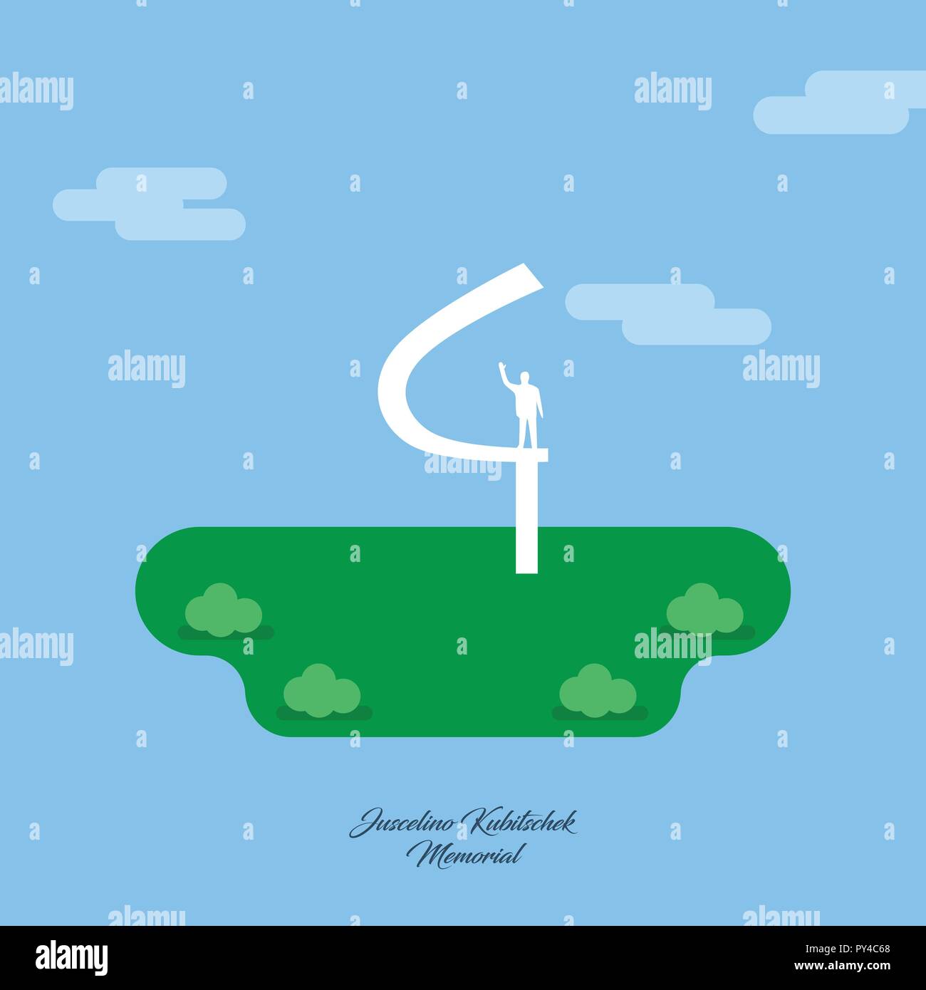 World Famous monuments and landmarks design with light blue background ...