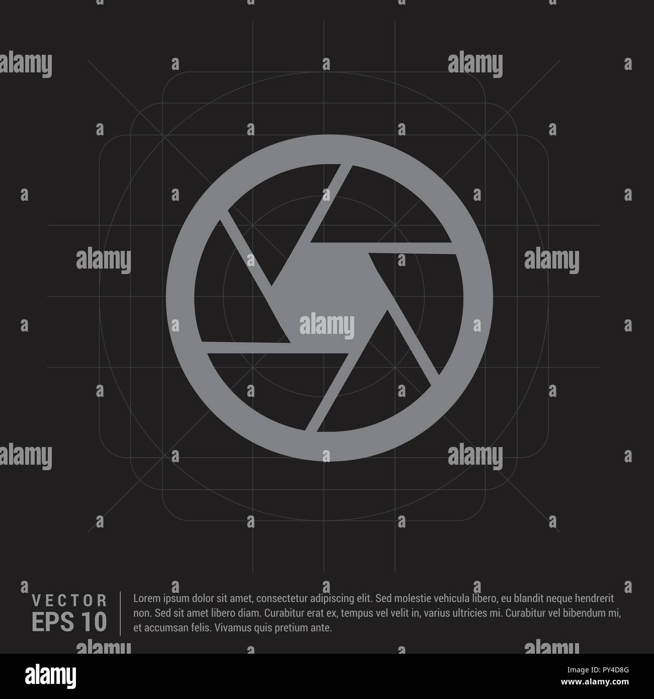 Camera Lens Icon Stock Vector Image & Art - Alamy