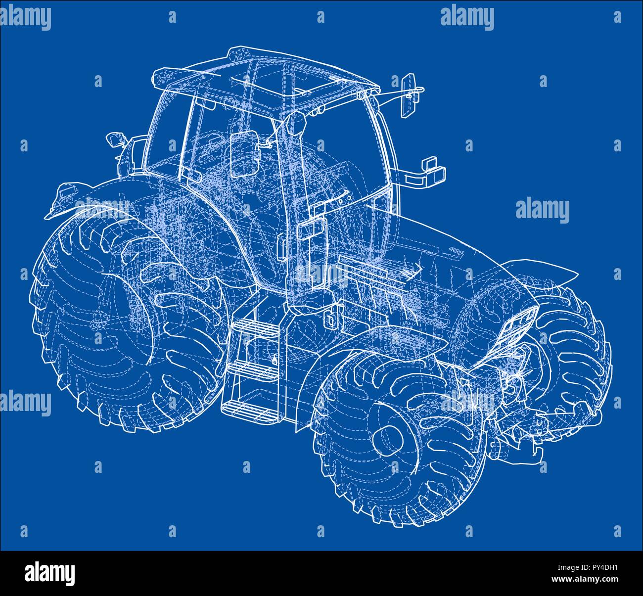 Farm Tractor Concept. Vector Stock Vector Image & Art - Alamy