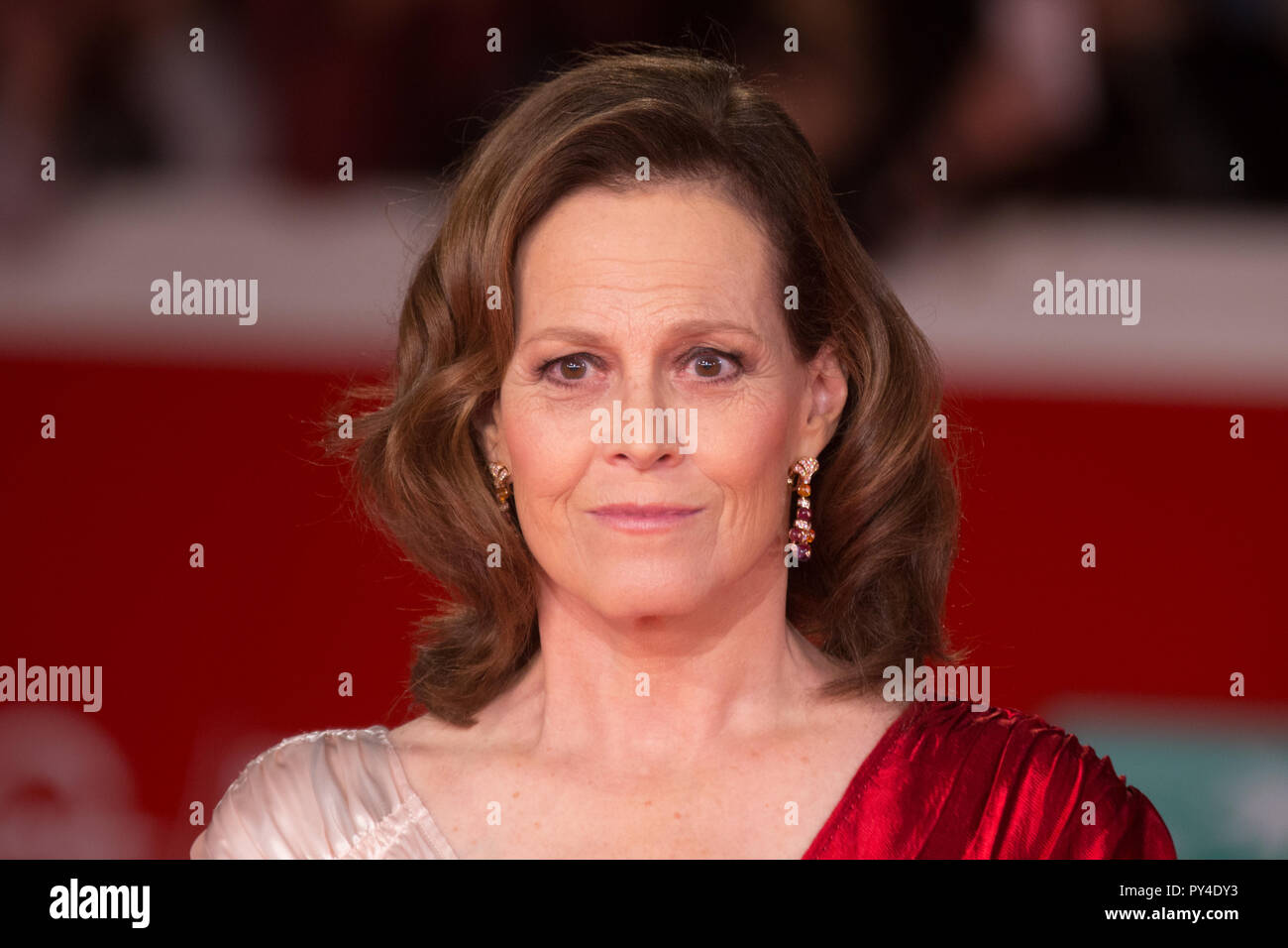 Red Carpet with American actress Sigourney Weaver on October 24, 2018 ...