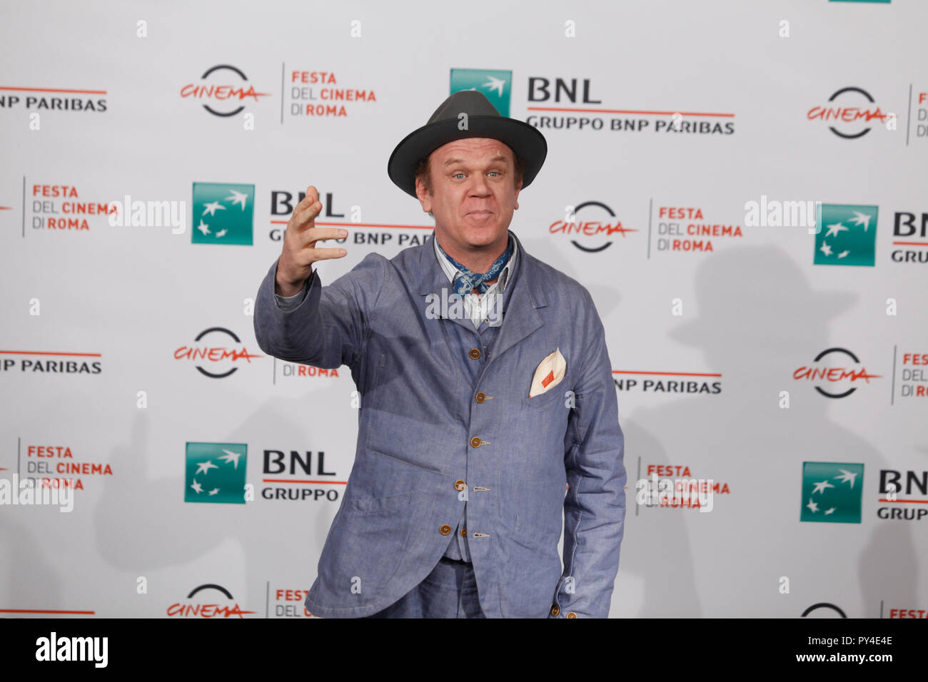 Rome, Italy. 24th Oct, 2018. John C Reilly, as Ollie in the movie"Stan ...
