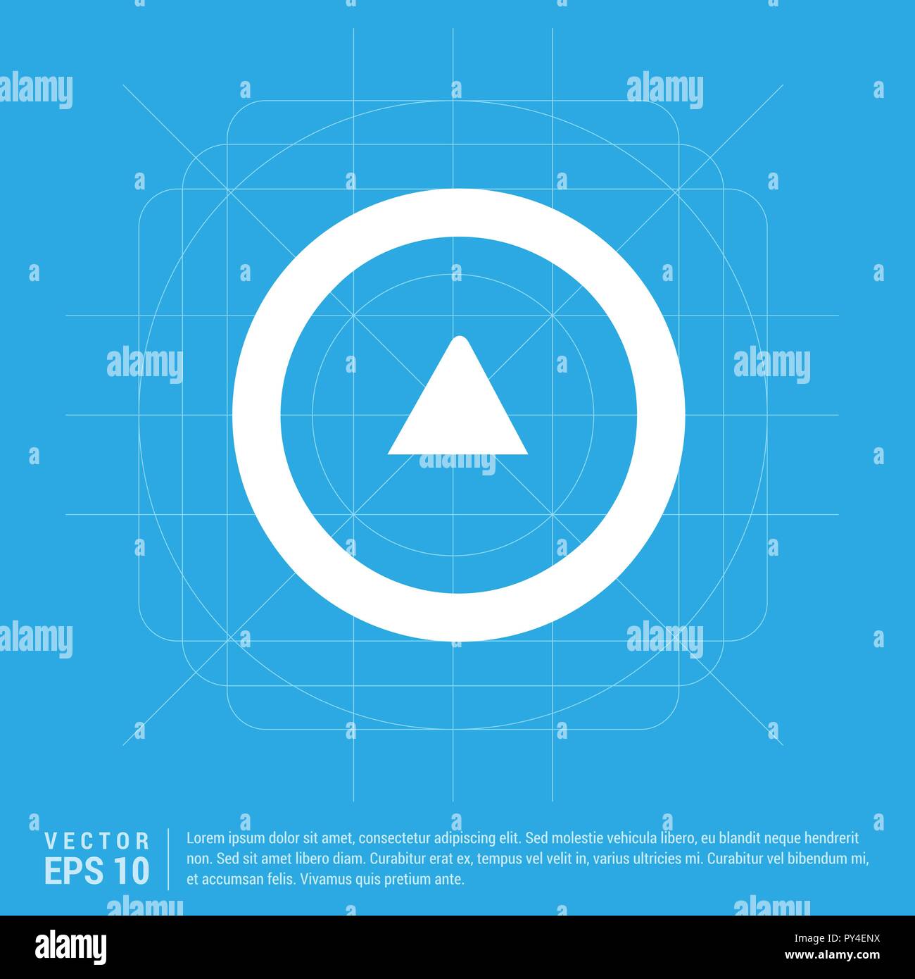 Upper Arrow Icon Stock Vector Image & Art - Alamy