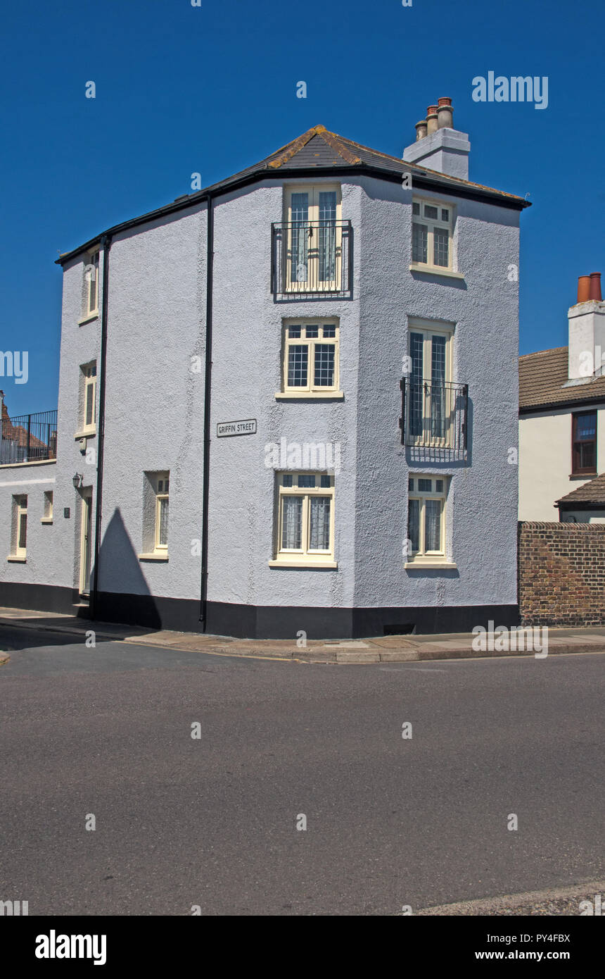 Deal Kent House Front Stock Photo - Alamy