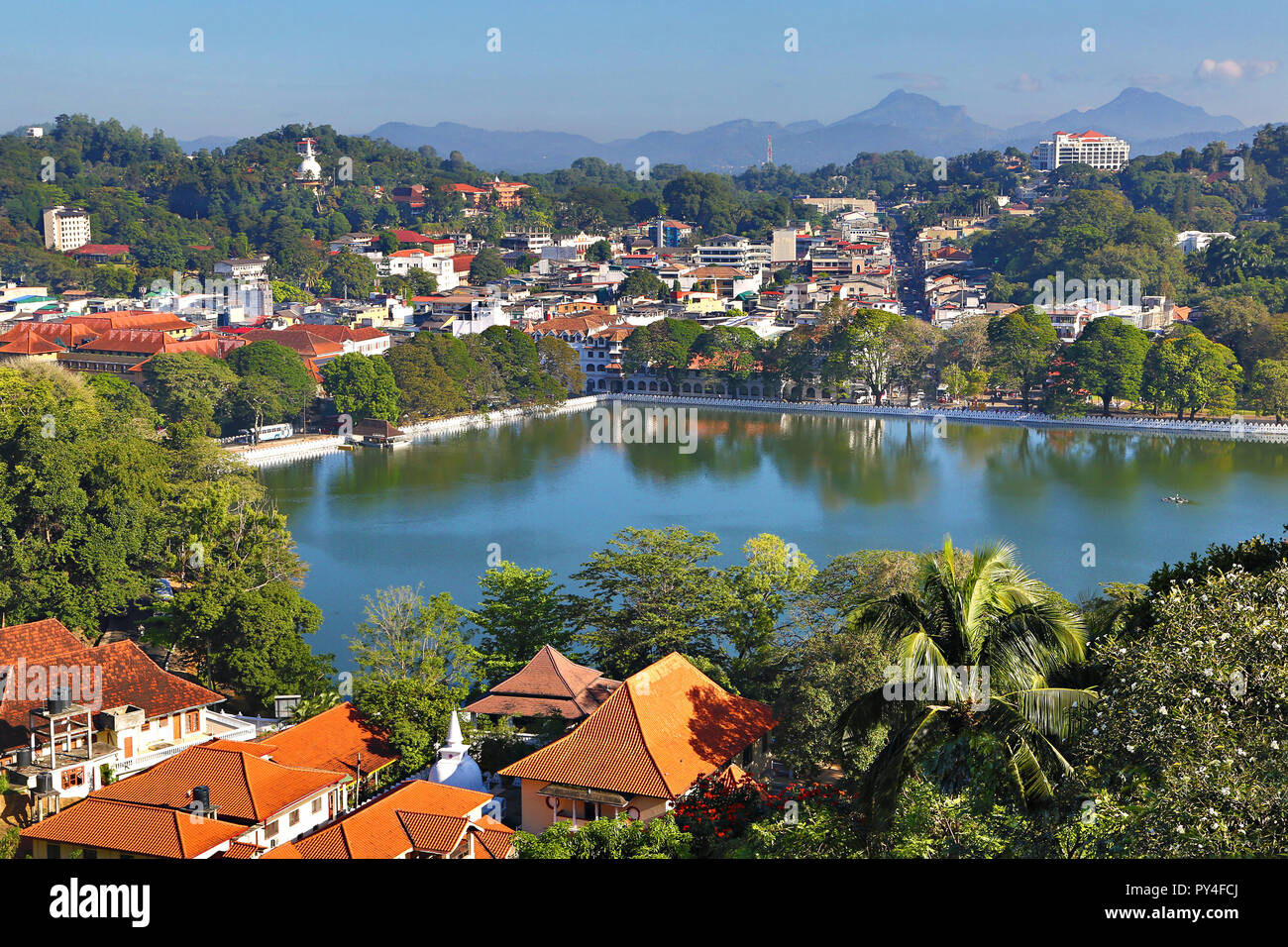 View over the city of Kandy in Sri Lanka Stock Photo - Alamy