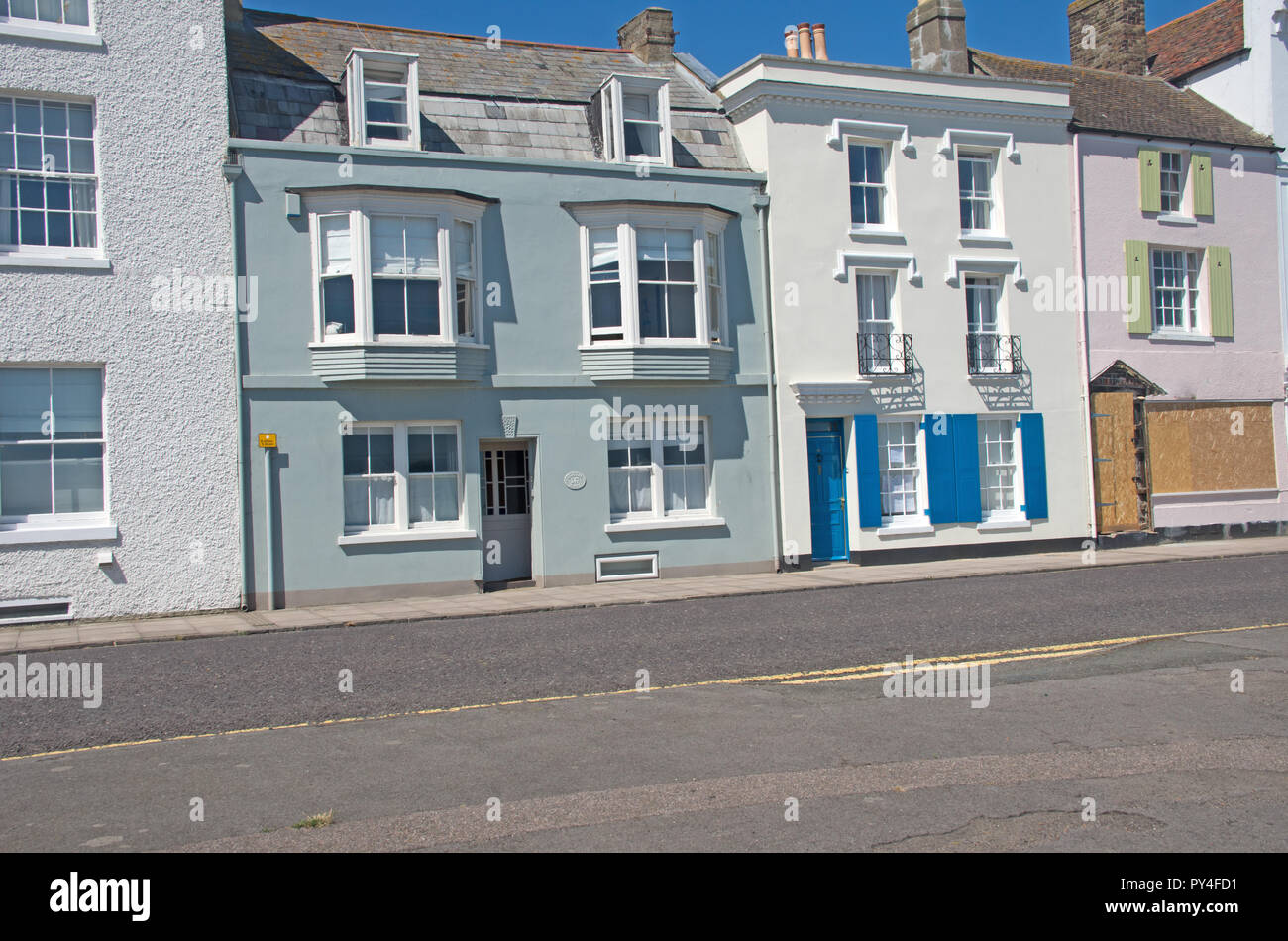 Deal Kent House Building Front Stock Photo - Alamy