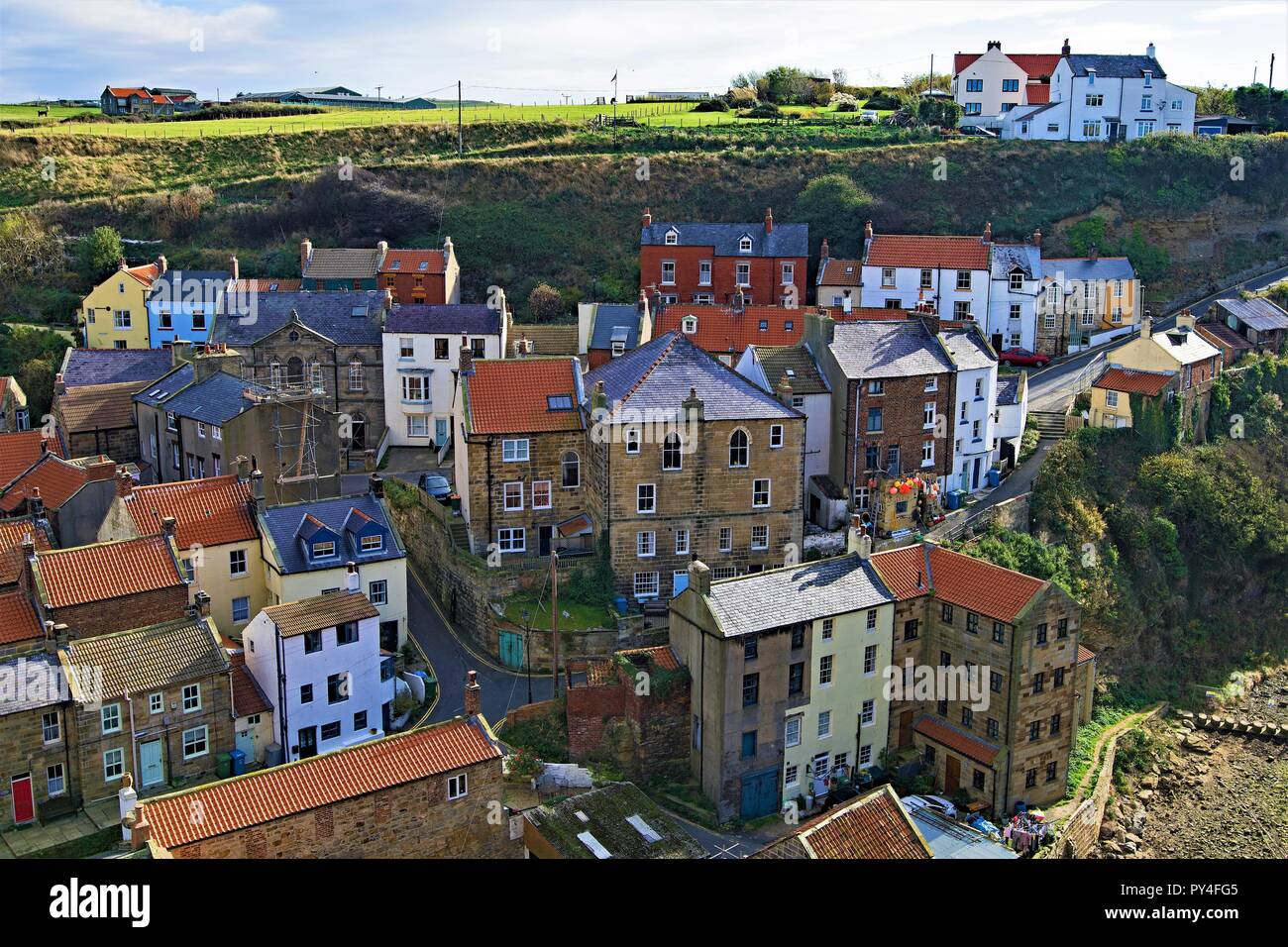 Aerial view yorkshire moors hi-res stock photography and images - Alamy