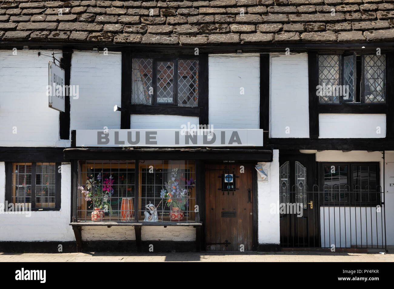 Blue India Restaurant, Billingshurst, West Sussex, UK Stock Photo - Alamy