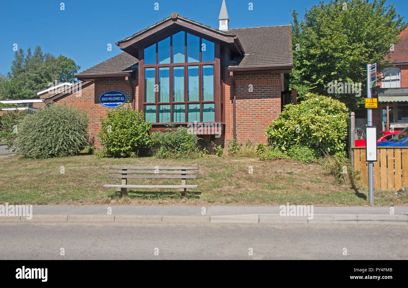 Horam Sussex Church UK Stock Photo - Alamy