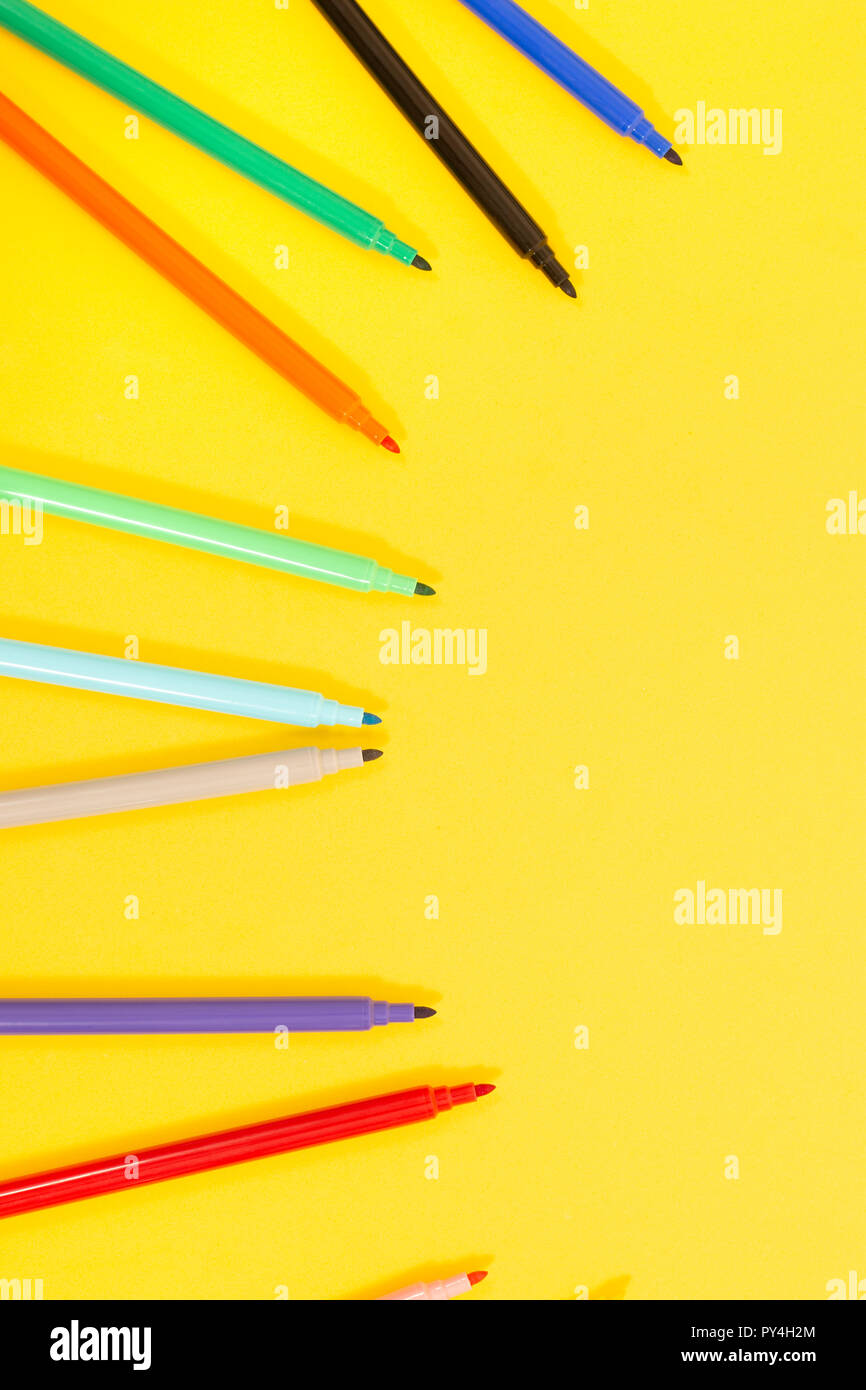 set of felt pens Stock Photo - Alamy