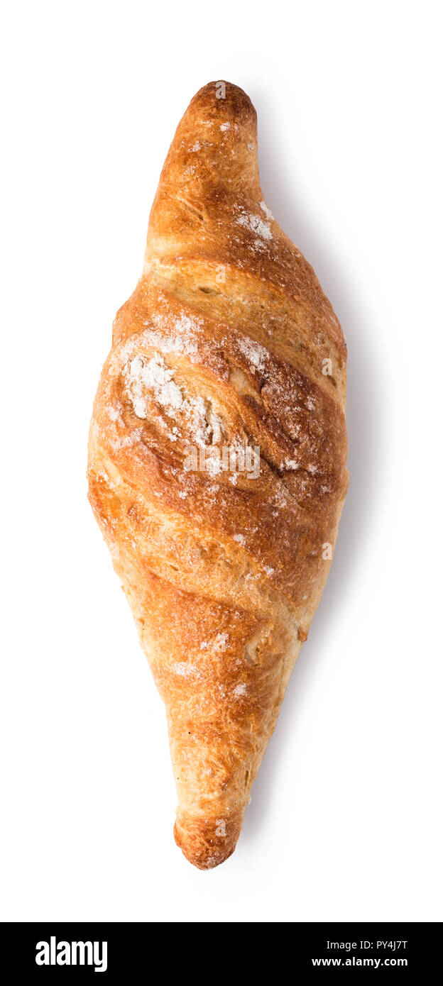 baked bread isolated on white background Stock Photo - Alamy