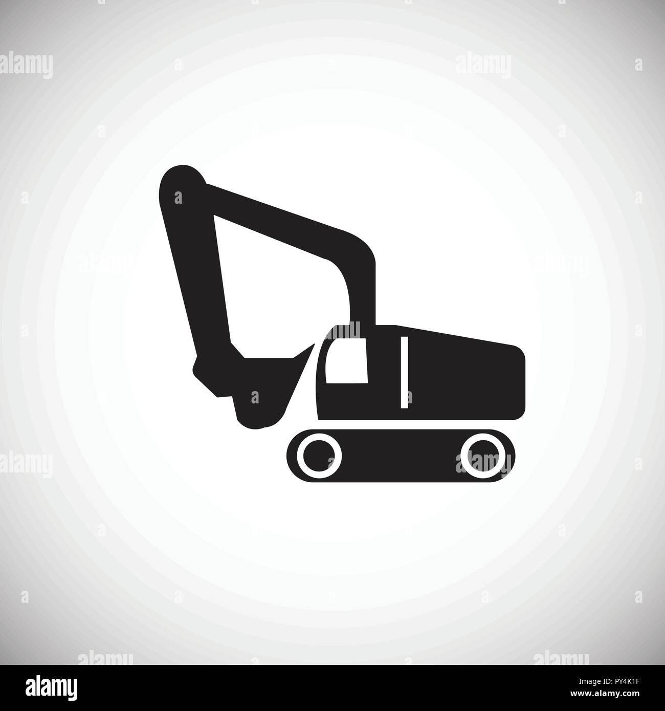 Construction truck on white background Stock Vector Image & Art - Alamy
