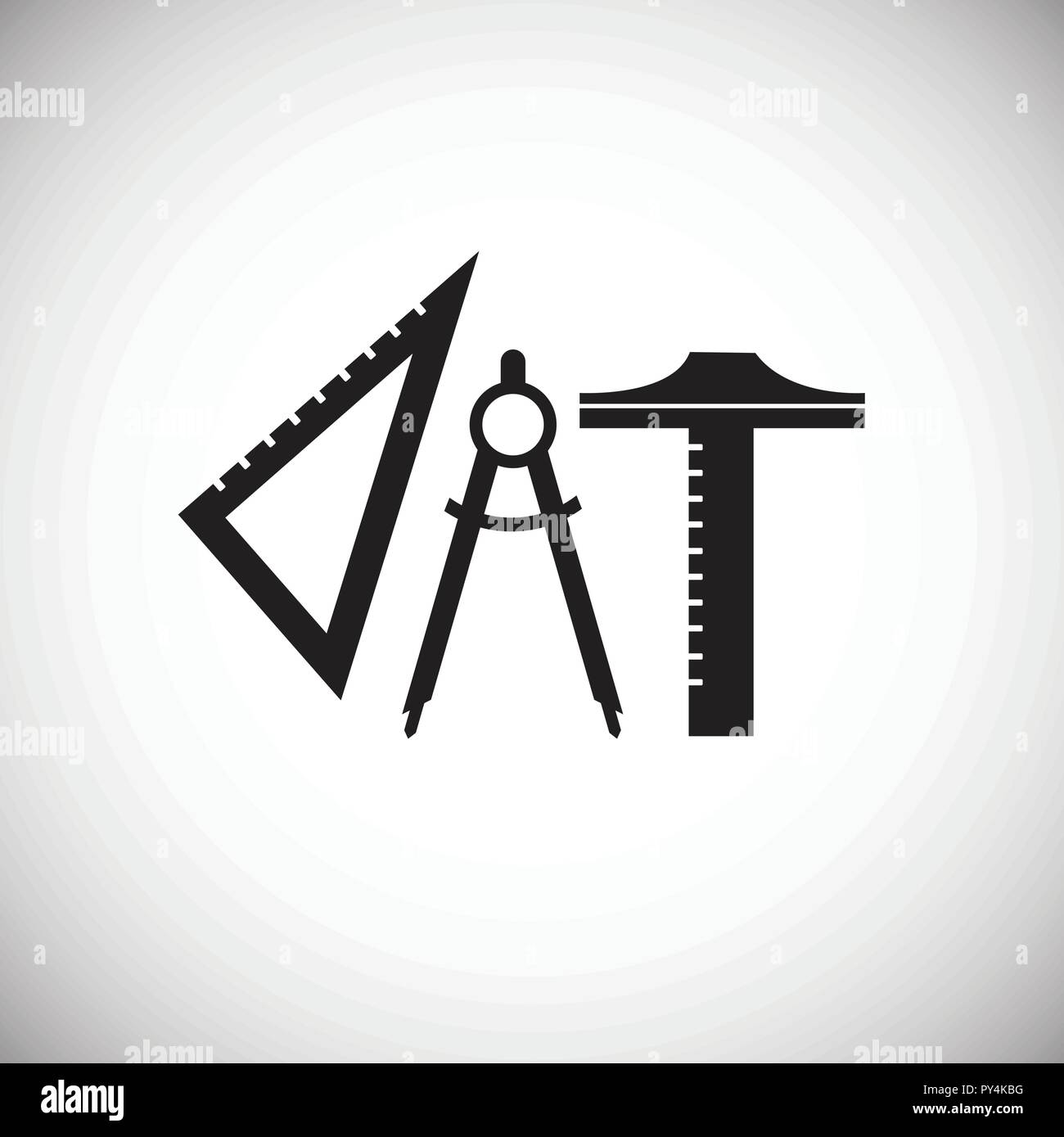 Measuring tools on white background Stock Vector Image & Art - Alamy